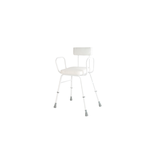 Kitchen Stool, Height Adjustable Dining Chair with Armrests ...